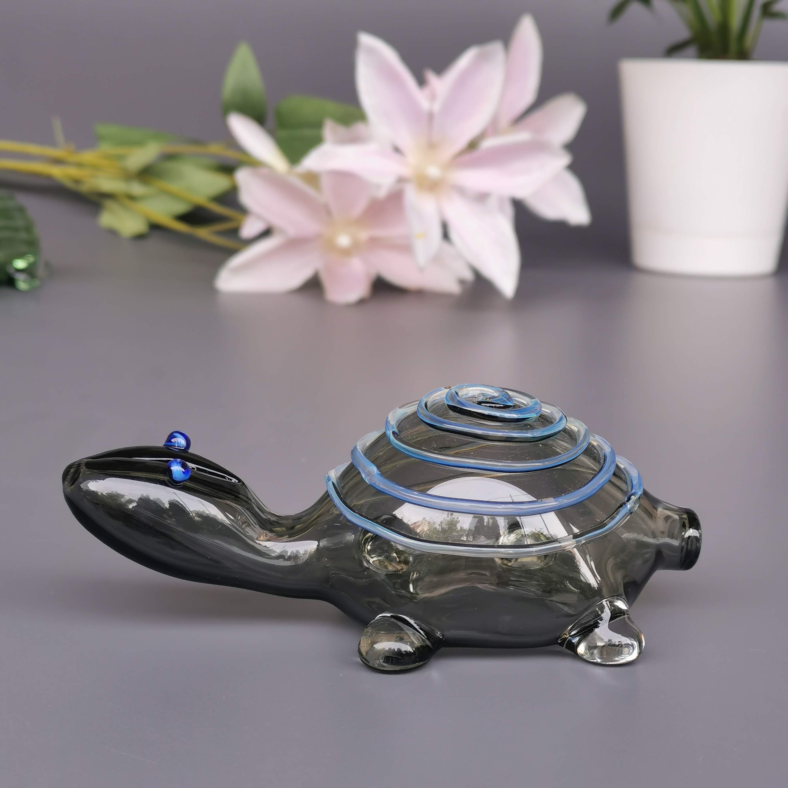 Good Luck Glass Turtles- Grey – RUSTIC HORSE