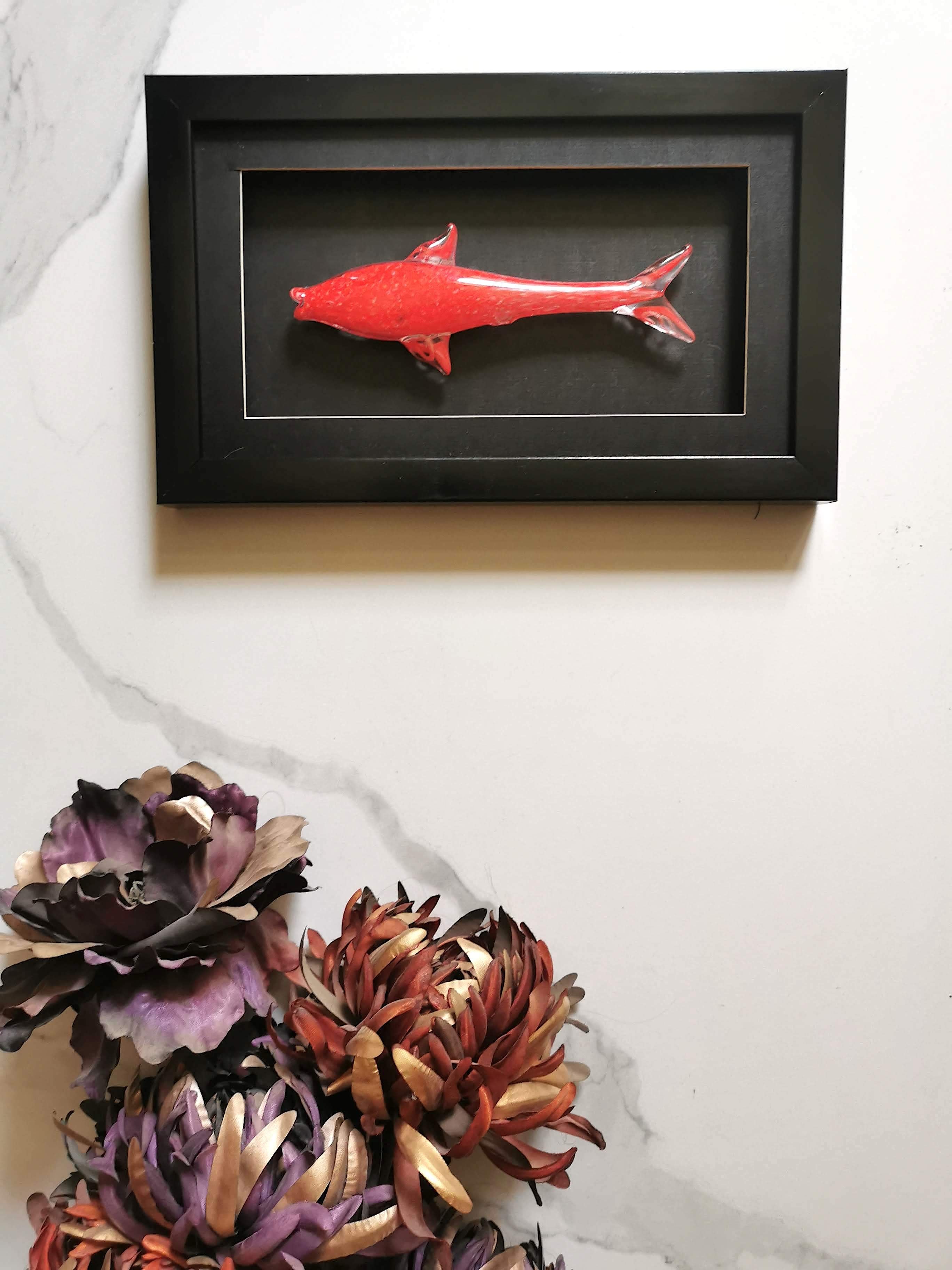 Wall art- Glass Trophy Fish – Rustic Horse Glass Studio- Handblown in India